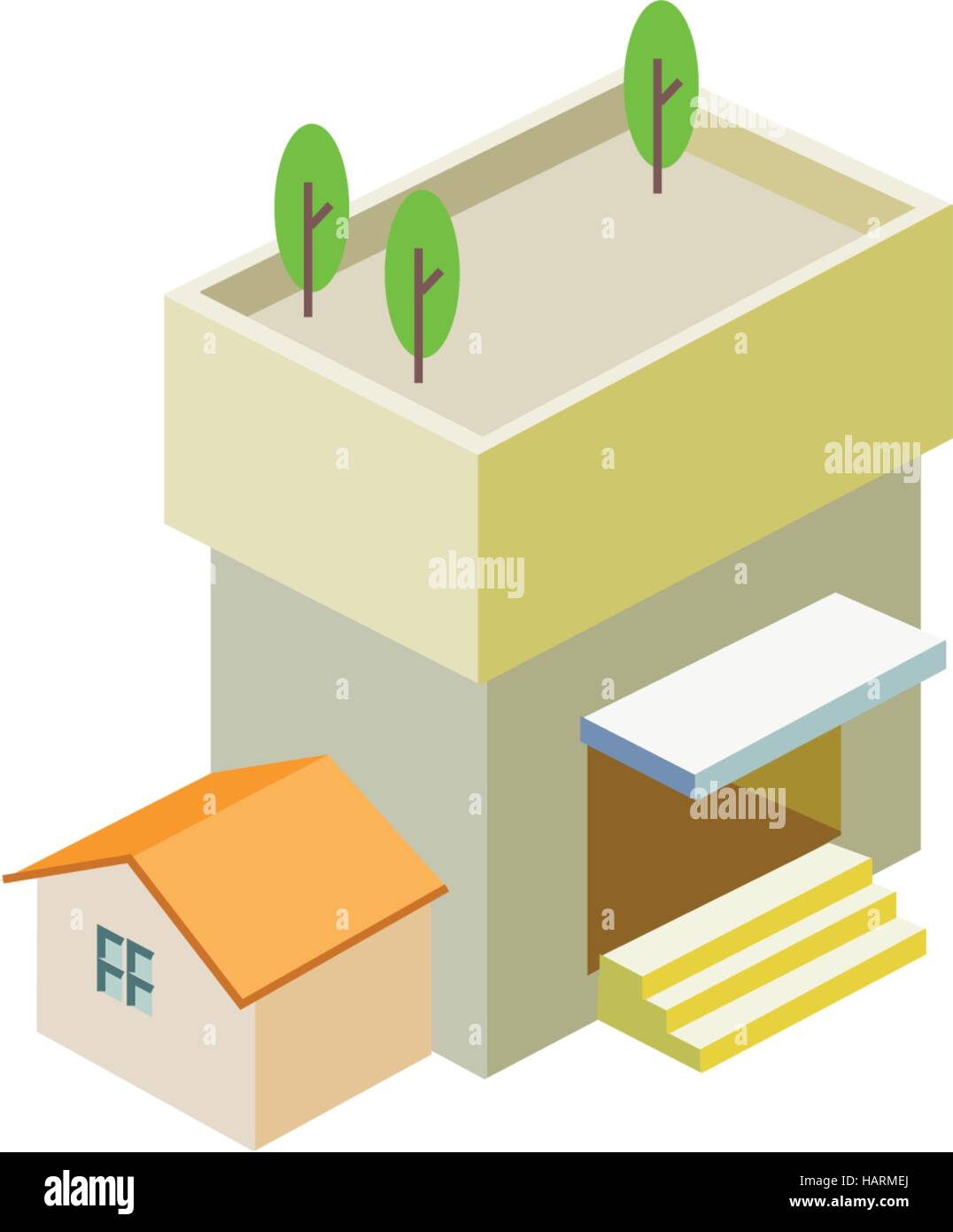 Architectural icons Template Stock Vector Image & Art - Alamy