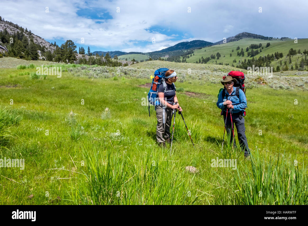 Hellroaring creek trail hi-res stock photography and images - Alamy