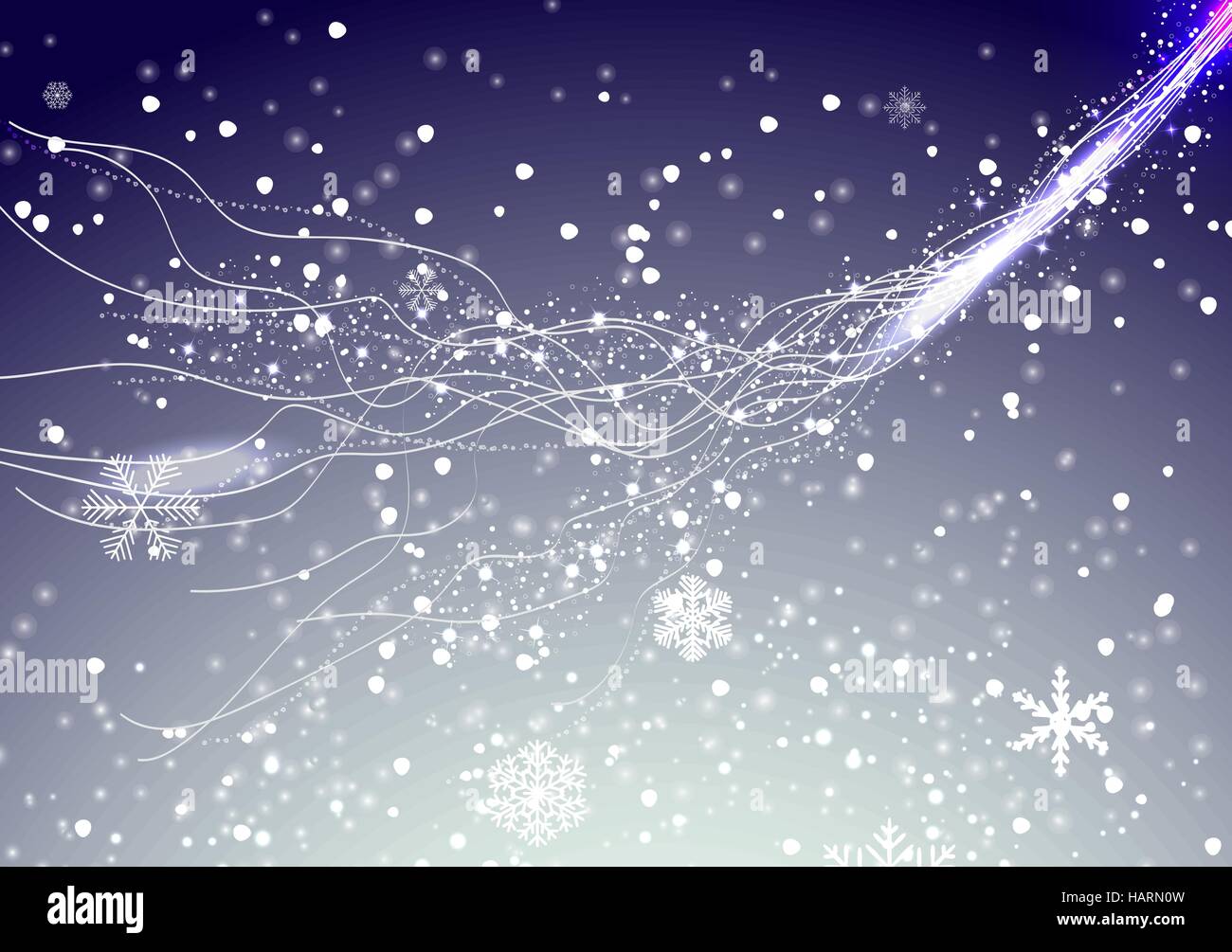 The mysterious starry space. Vector Illustration Stock Vector Image ...