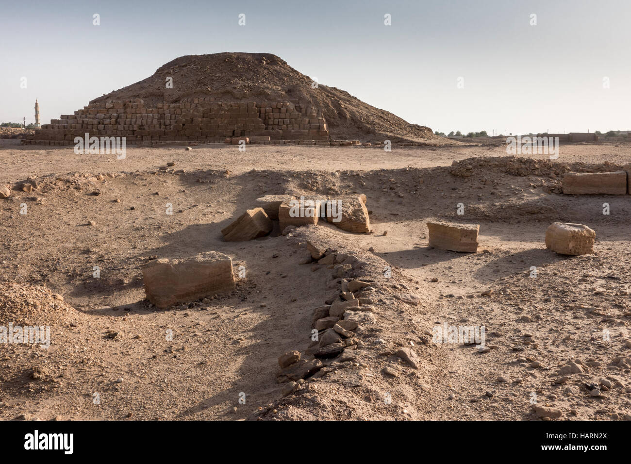 El Kurra, Necropolis of ancient capital of Napata, Sudan, Africa Stock ...