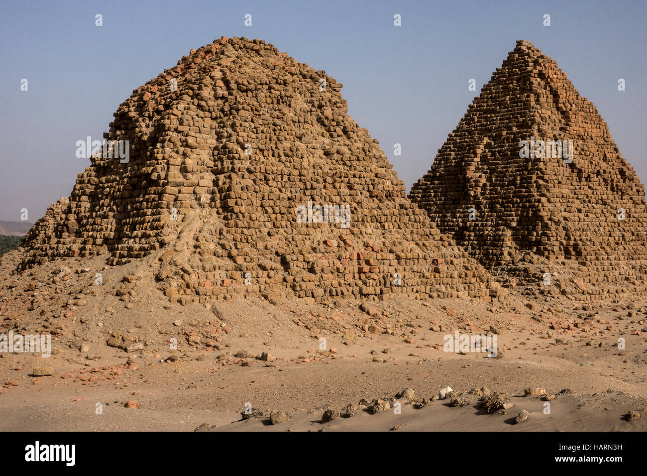 El Kurra, Necropolis of ancient capital of Napata, Sudan, Africa Stock ...