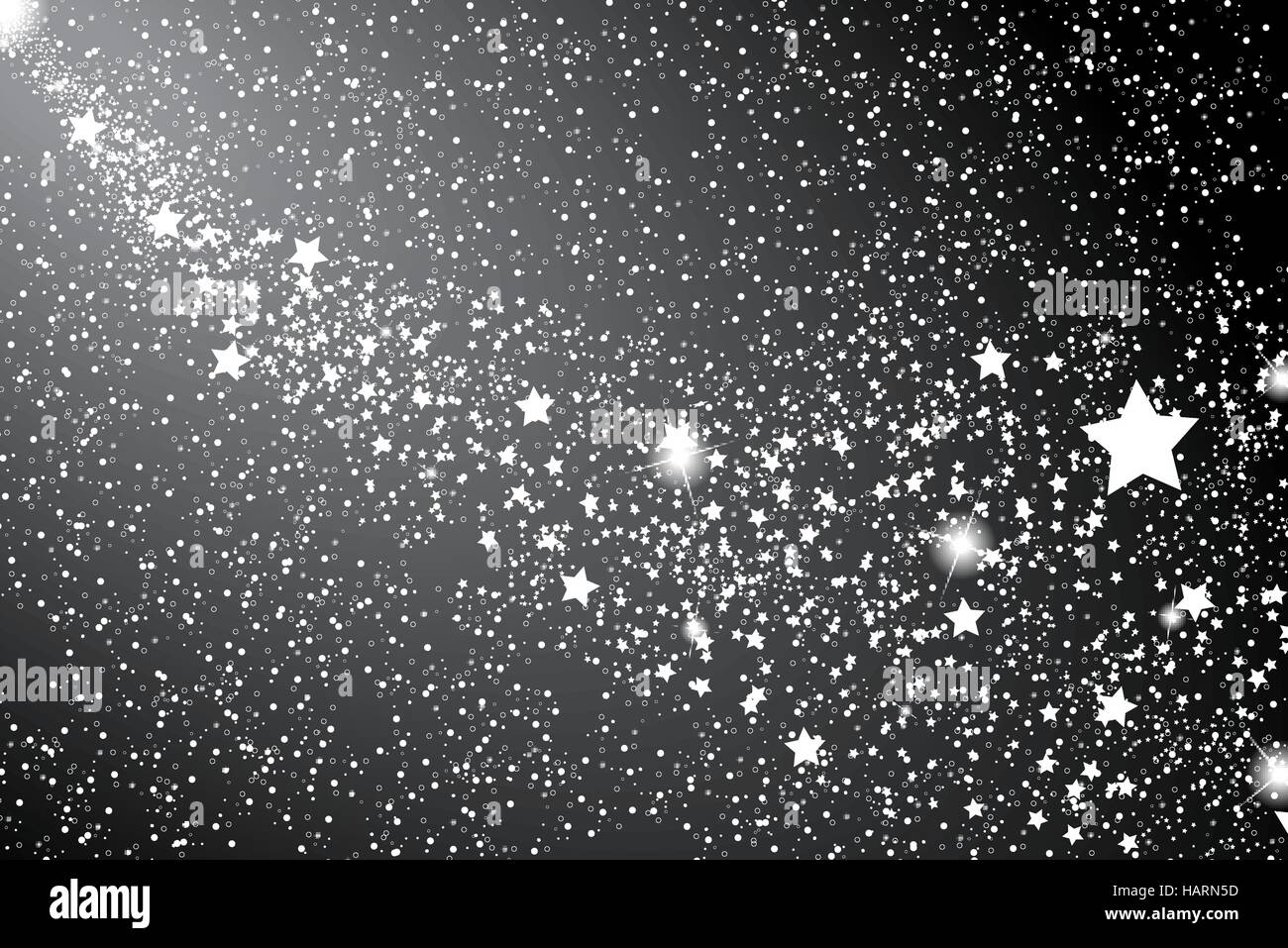 The mysterious starry space. Vector Illustration Stock Vector Image ...