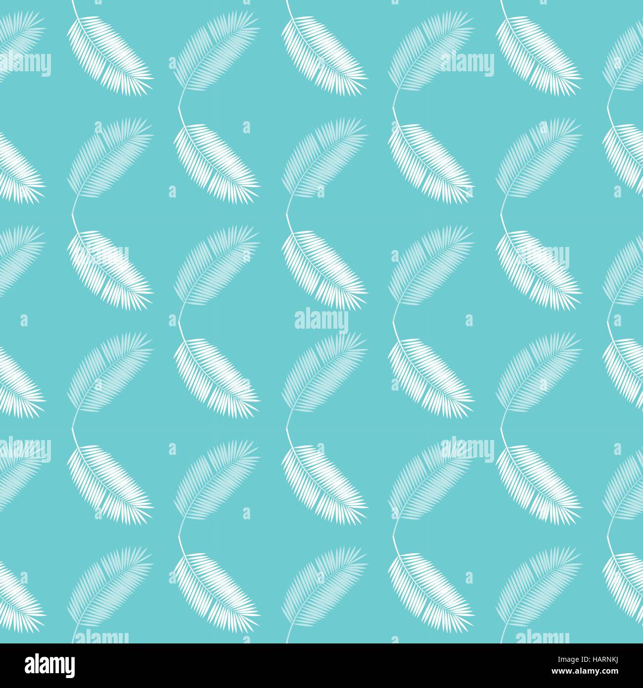 Palm Leaf Seamless Pattern Background Vector Illustration Stock Vector 2821