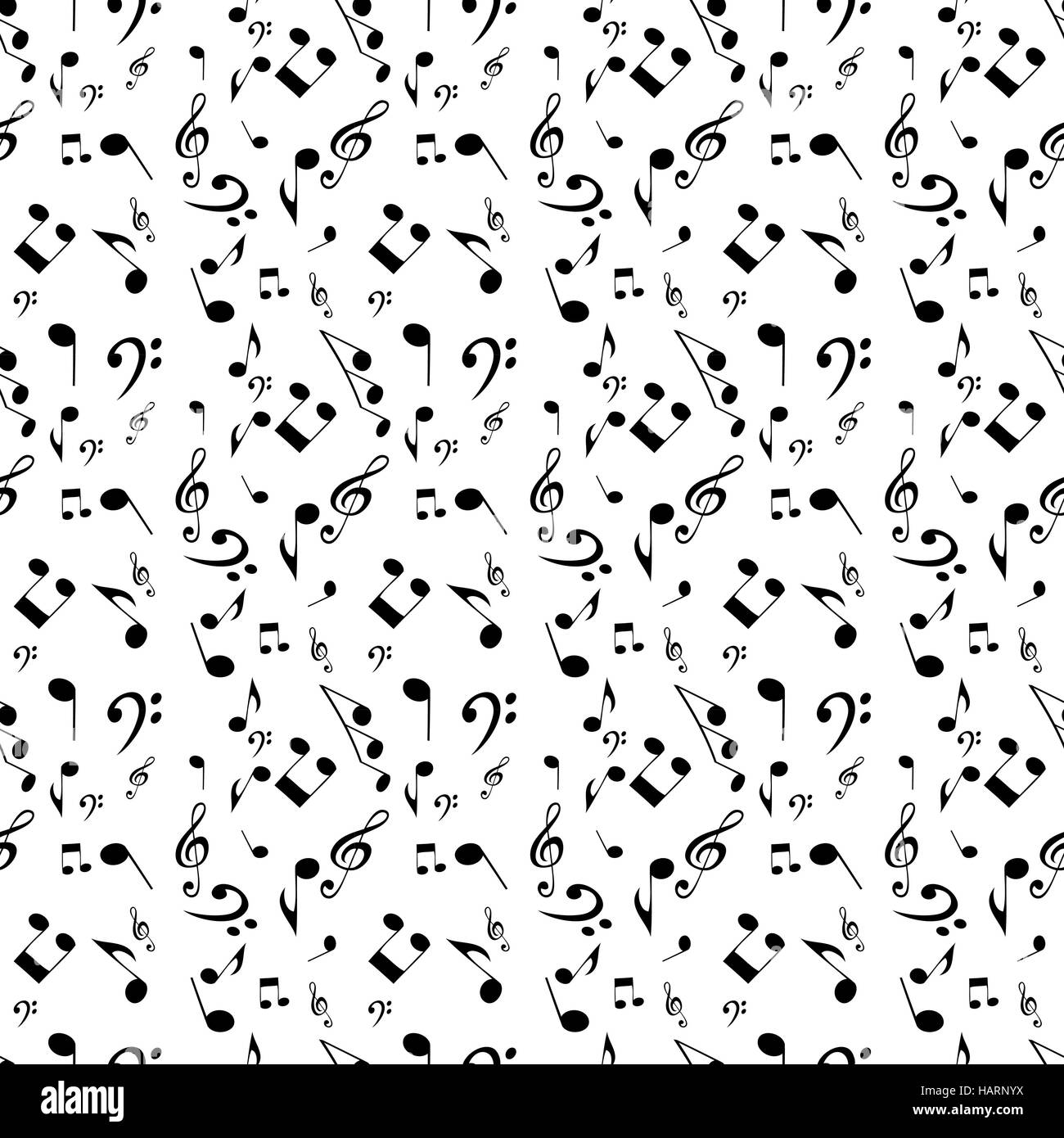 Abstract Music Seamless Pattern Background. Vector Illustration Stock ...