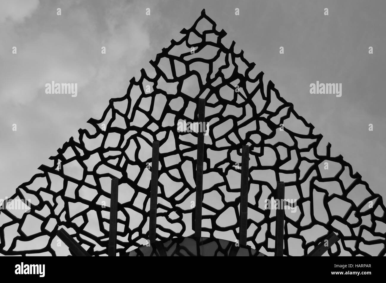 Modern art in town Black and White Stock Photos & Images - Alamy
