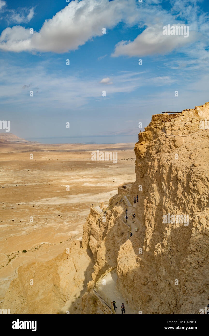 Masada Plateau Israel Stock Photo - Alamy