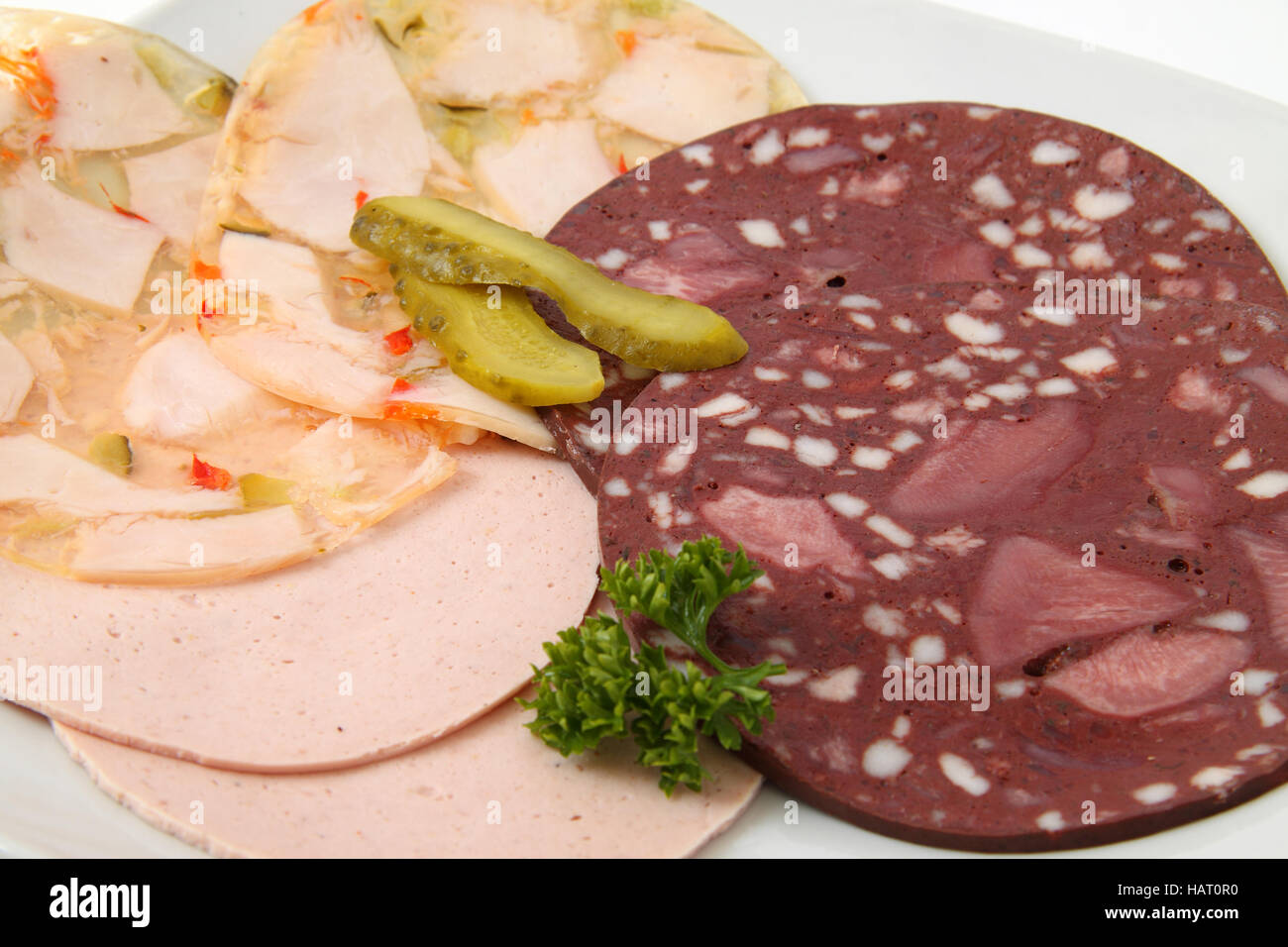 Black_pudding hi-res stock photography and images - Alamy