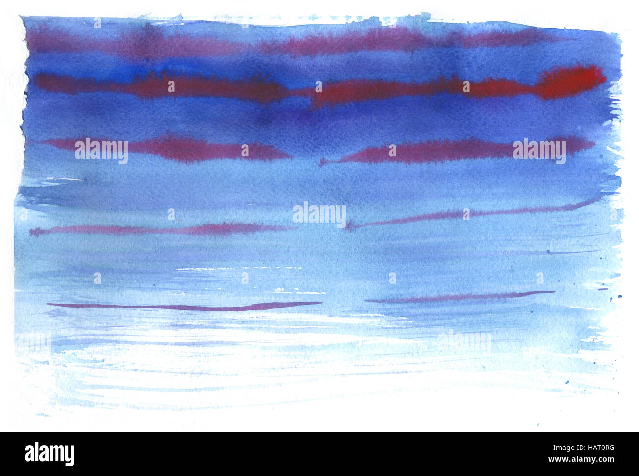 Dark and deep watercolor pattern Stock Photo - Alamy