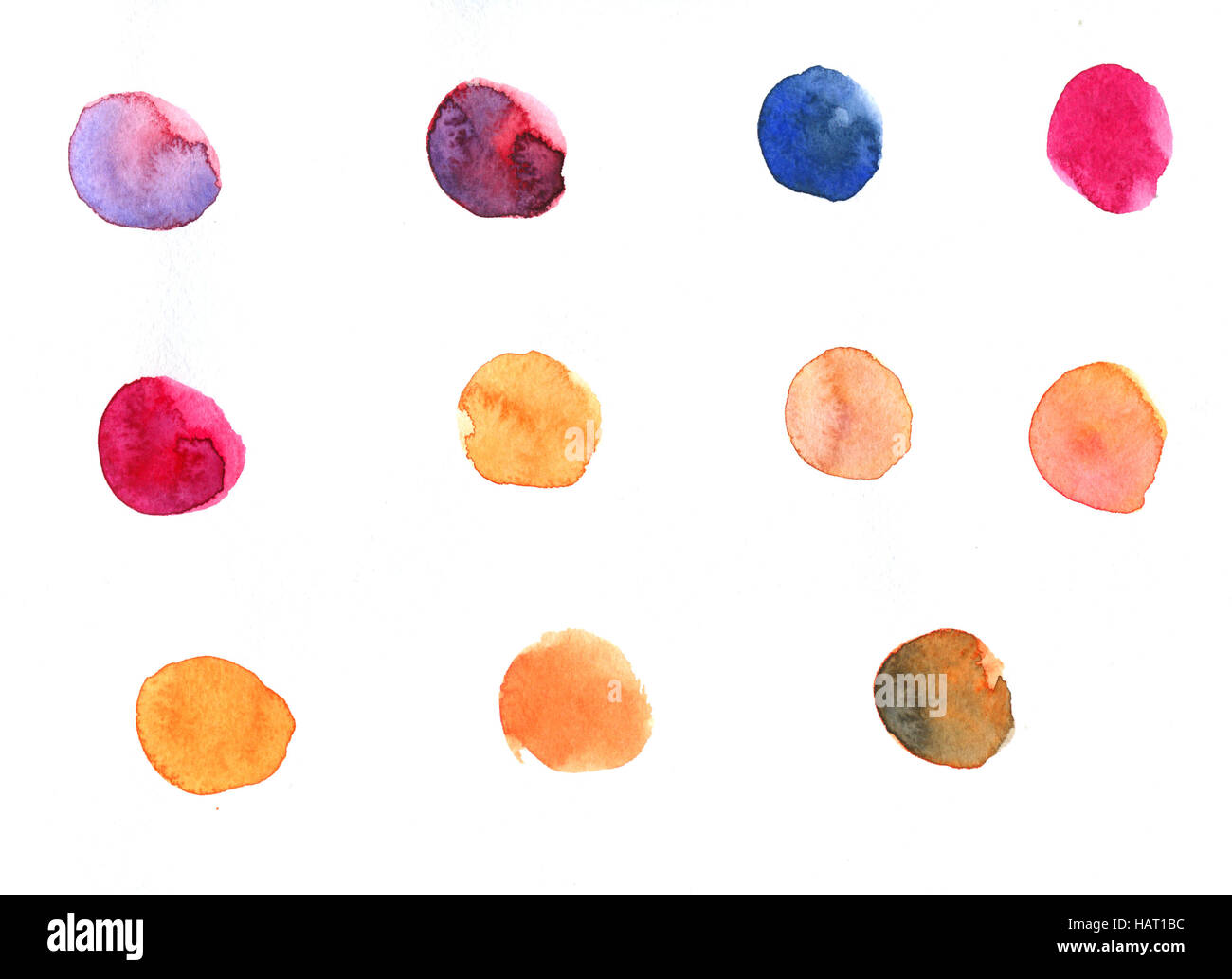 Watercolor texture with splodges Stock Photo - Alamy