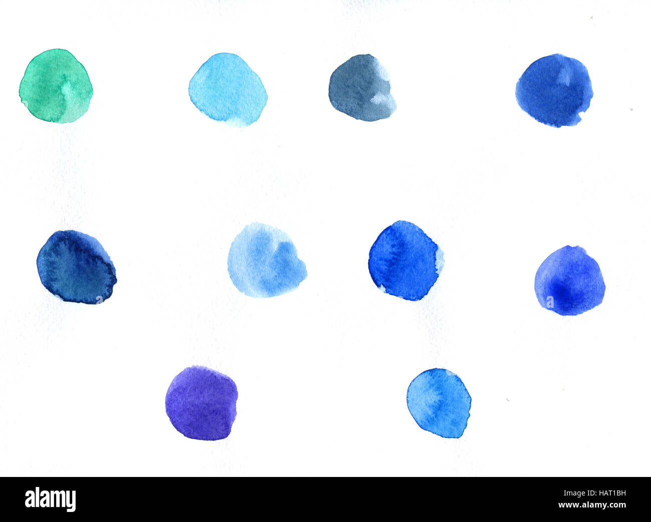 Watercolor texture with splodges Stock Photo - Alamy