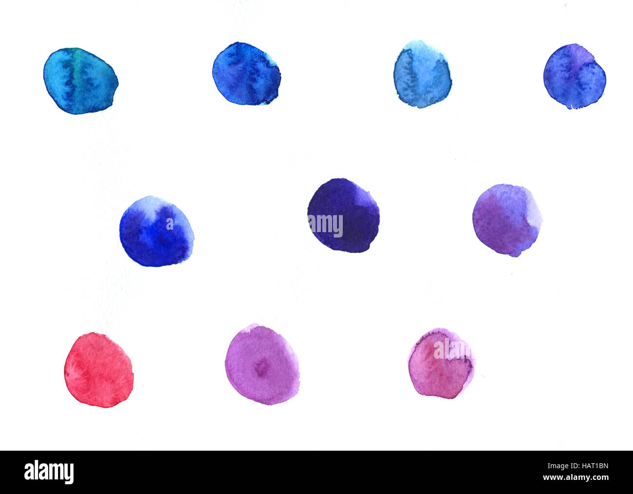 Watercolor texture with splodges Stock Photo - Alamy