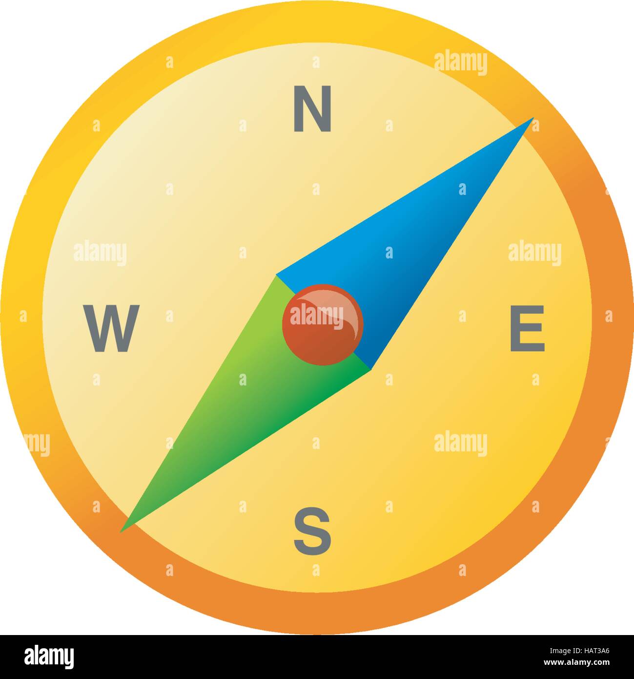 Life compass Stock Vector Images - Alamy