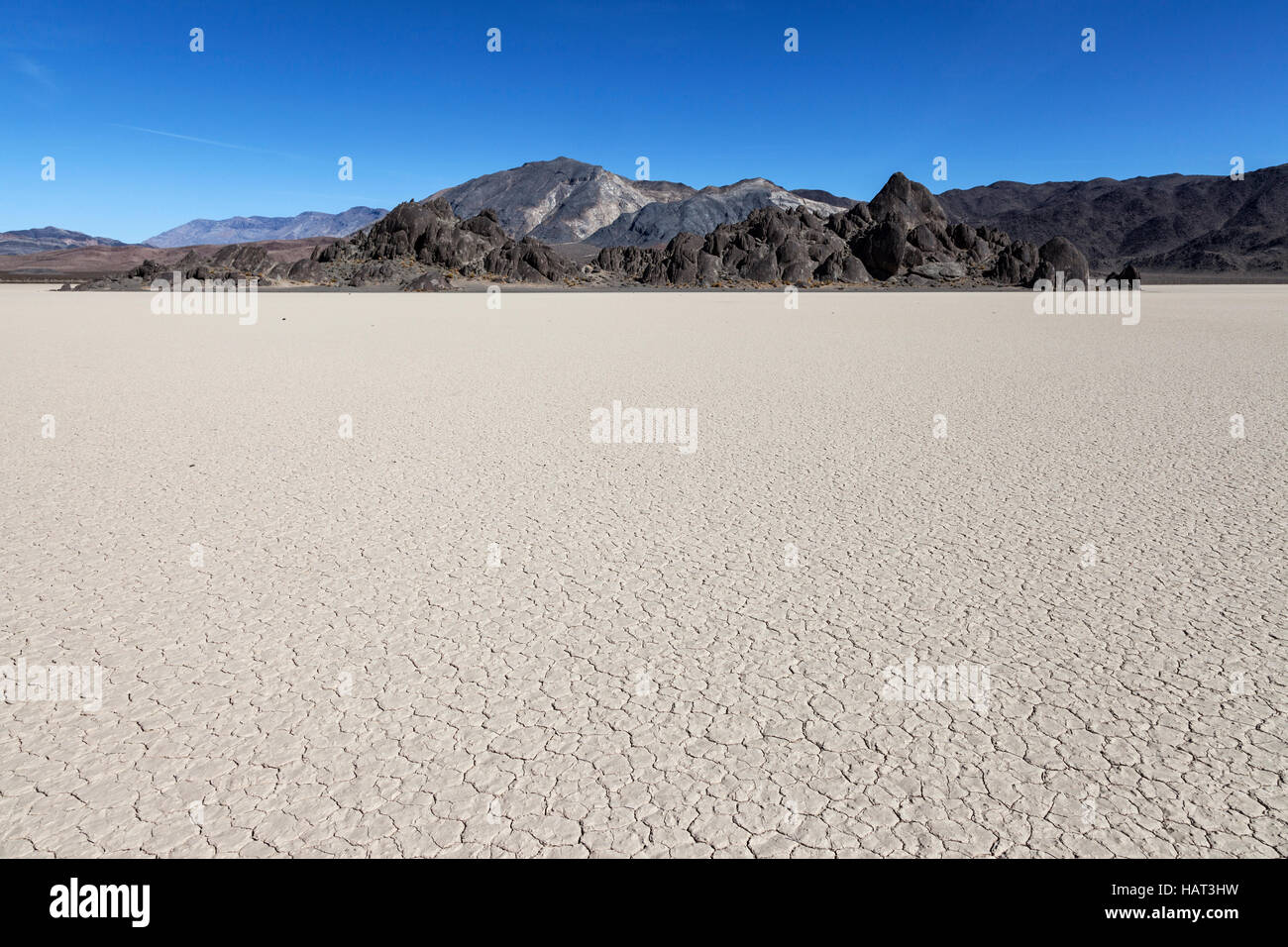 The Grandstand on the Racetrack Playa in Death Valley National Park ...