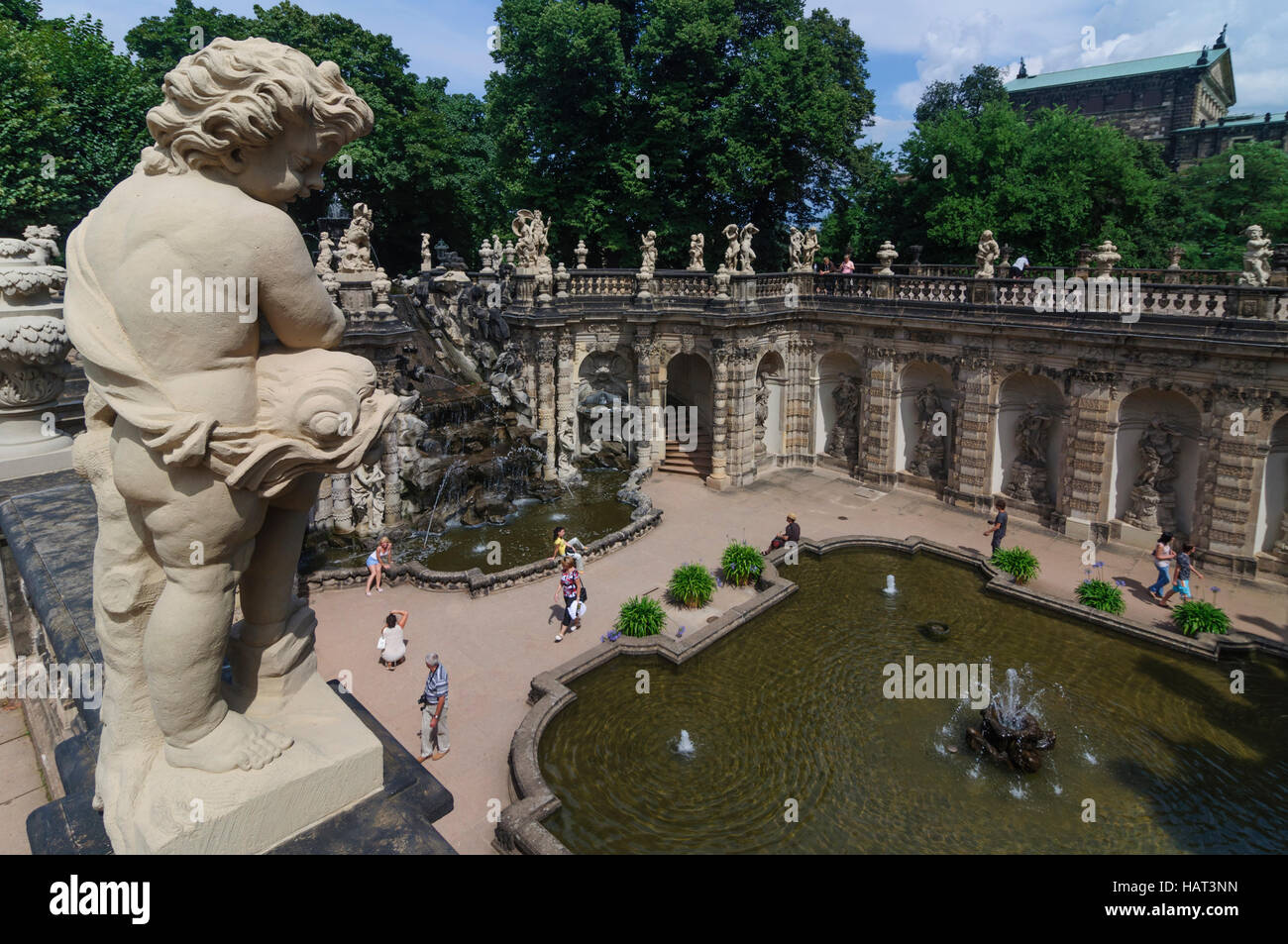 Dresden zwinger nymph bath hi-res stock photography and images - Alamy