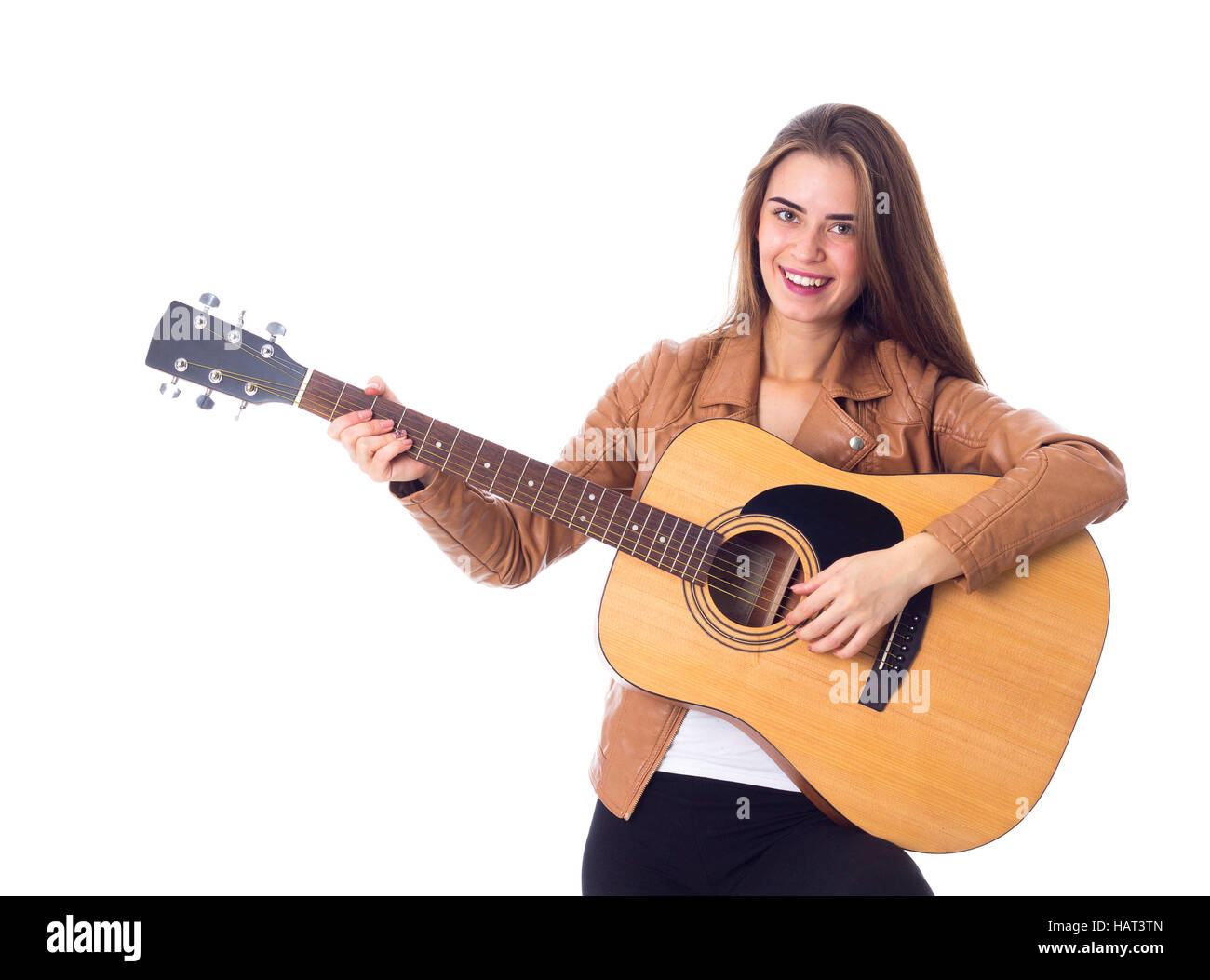 Female musician with guitar hi-res stock photography and images - Alamy