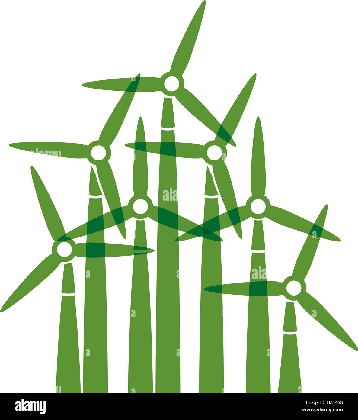 Wind Mill Icon Ecology Renewable Conservation And Alternative Theme