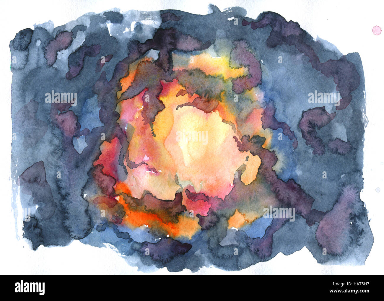 Dark and deep watercolor pattern Stock Photo - Alamy