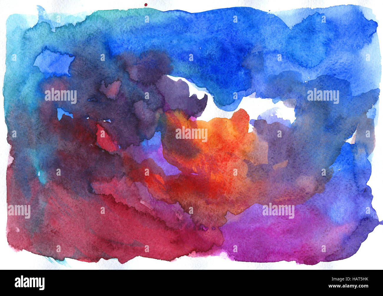 Dark and deep watercolor pattern Stock Photo - Alamy