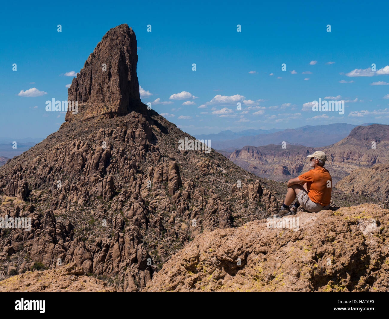 Weaver's Needle from Fremont Saddle, Superstition Wilderness Area ...