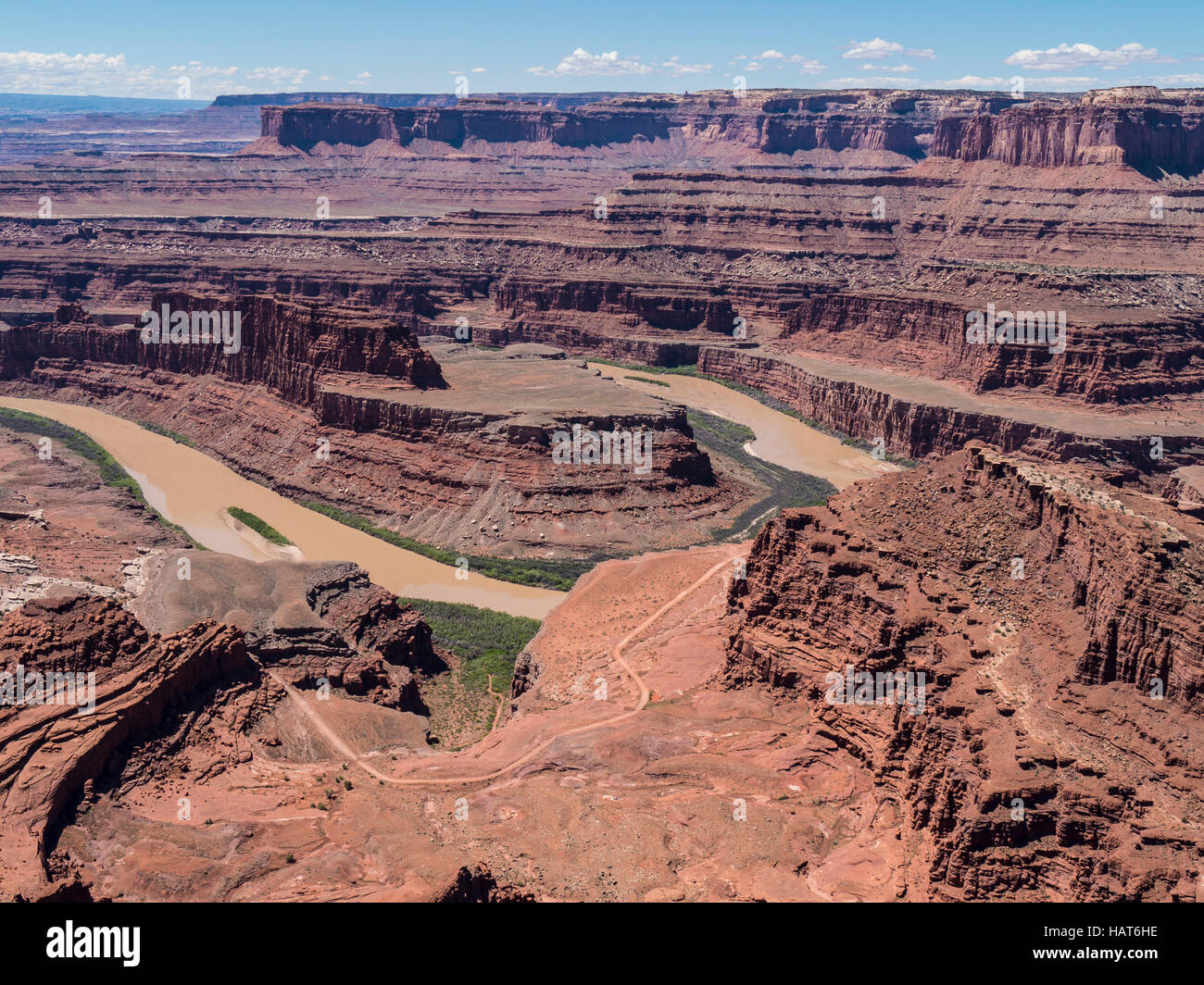 Colorado River from the West Rim Trail, Dead Horse Point State Park ...
