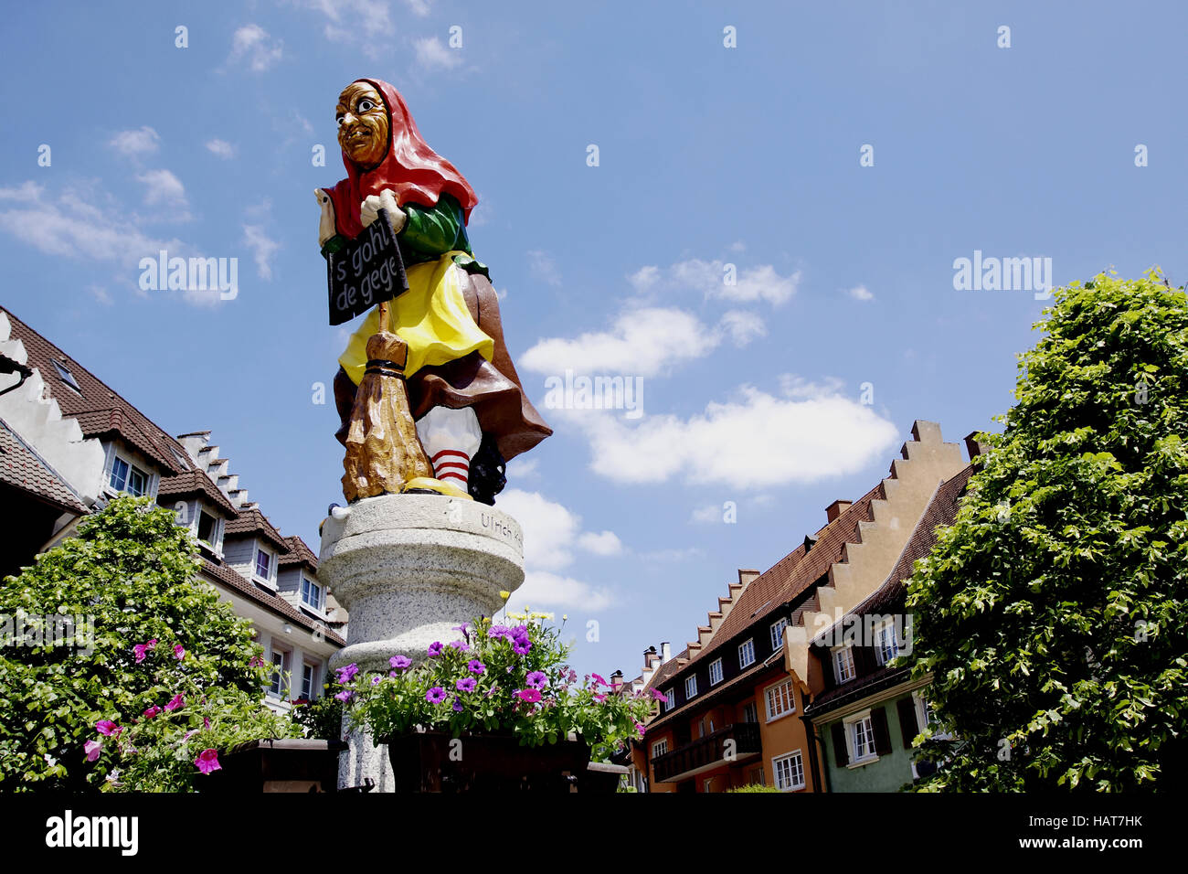 figure on a fontain Stock Photo - Alamy