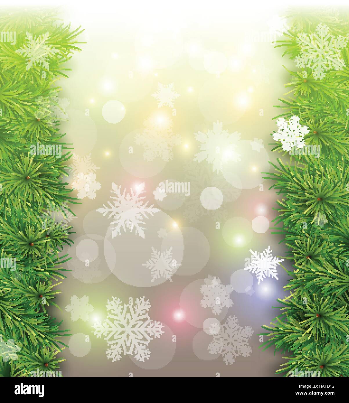 Christmas background, vector illustration Stock Vector Image & Art - Alamy