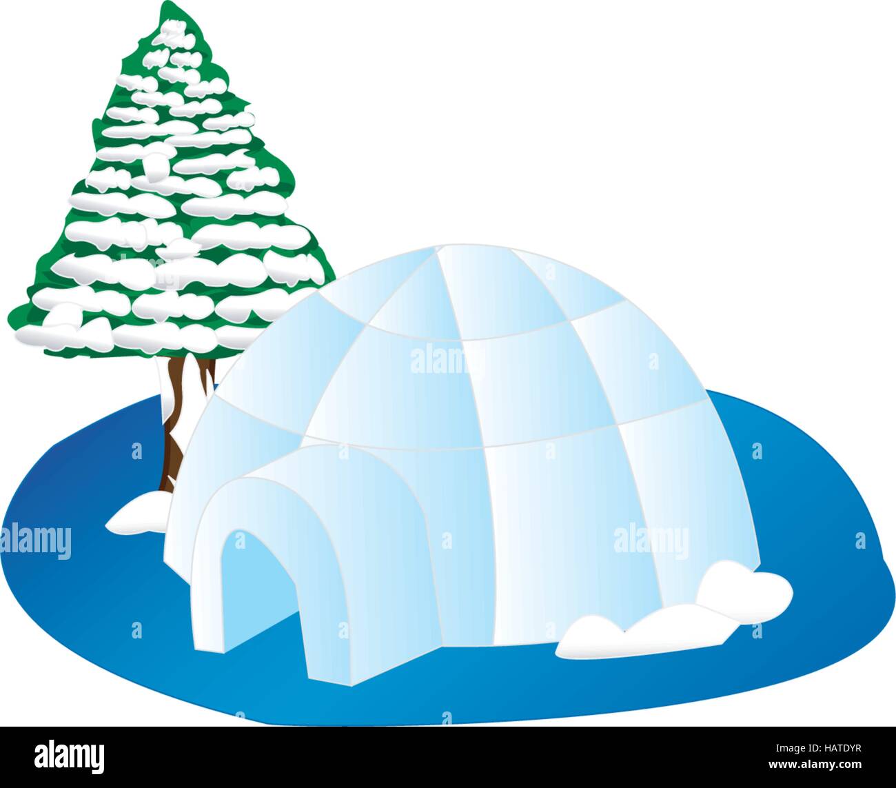Igloo template Stock Vector Images - Alamy