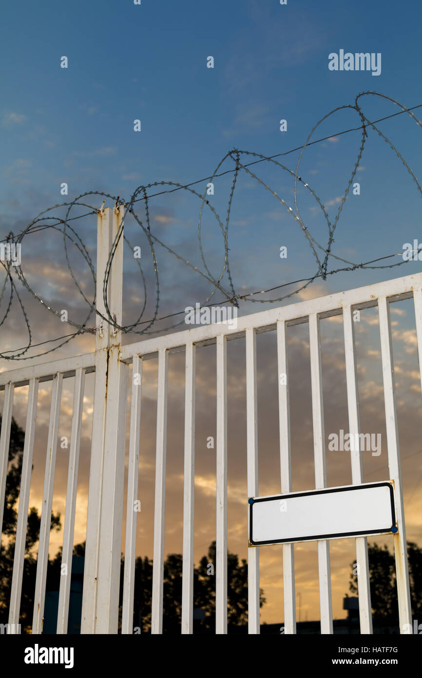 Blocking Gates High Resolution Stock Photography and Images - Alamy