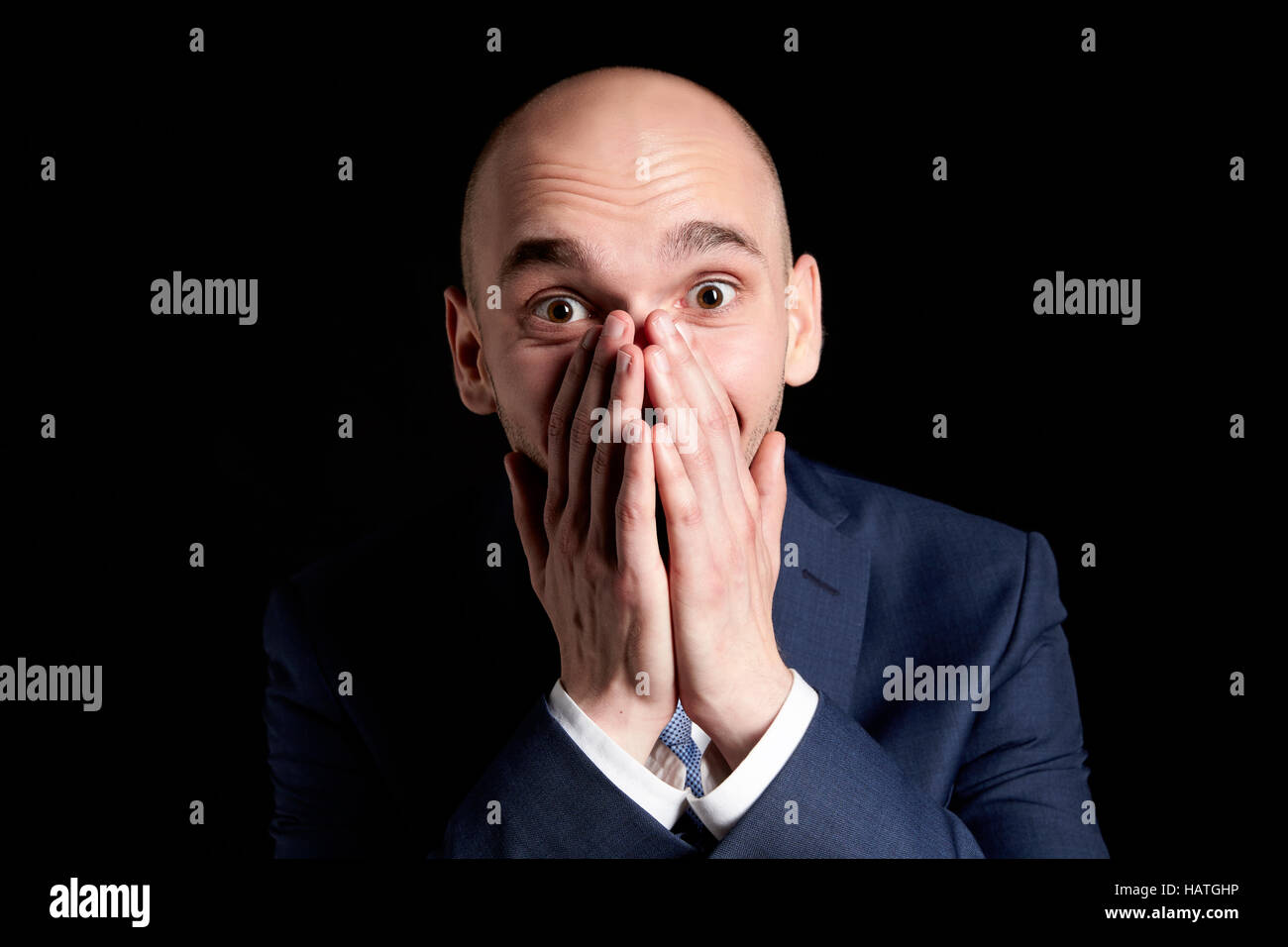 Happy elegant man in navy hi-res stock photography and images - Alamy