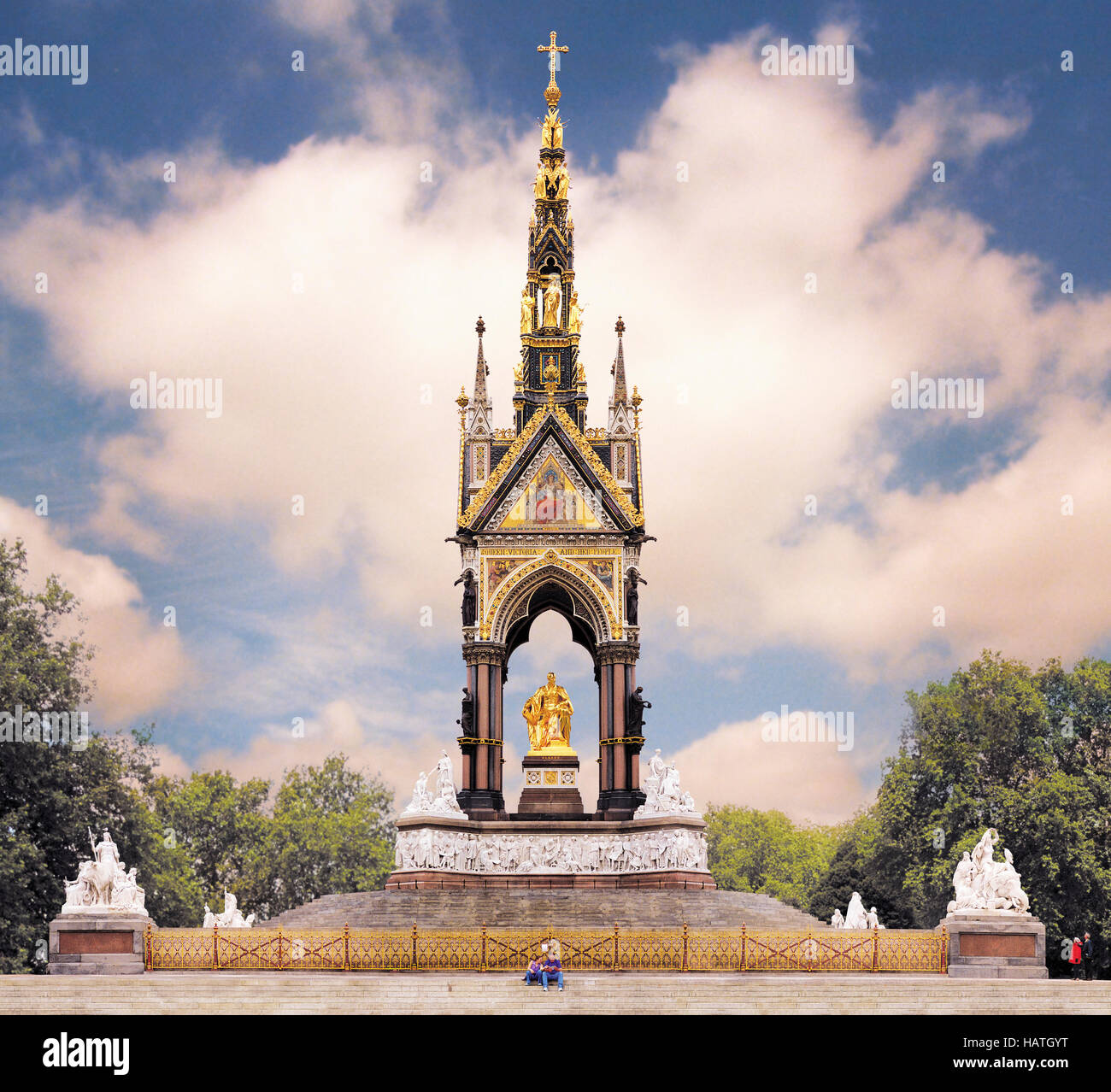 Albert memorial, London england Stock Photo - Alamy