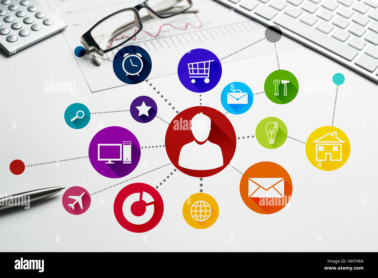 Interface design for mobile and web application Stock Photo - Alamy