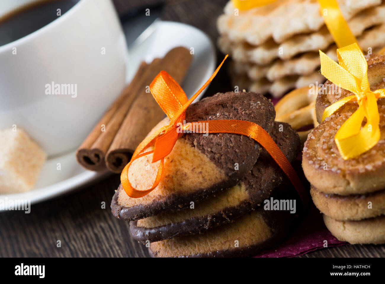 Sweets for coffee break Stock Photo - Alamy