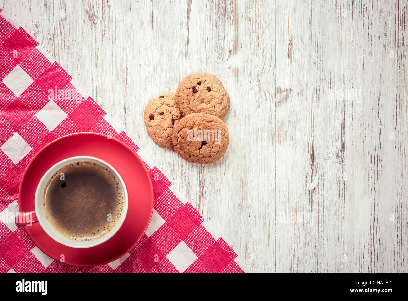 Cup of refreshing coffee Stock Photo - Alamy