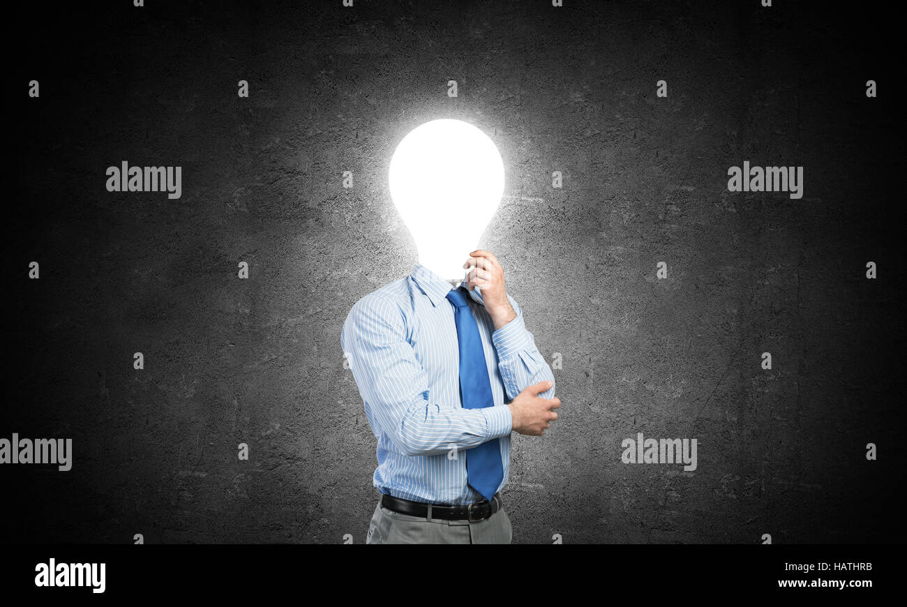 Man thinking over his idea Stock Photo - Alamy