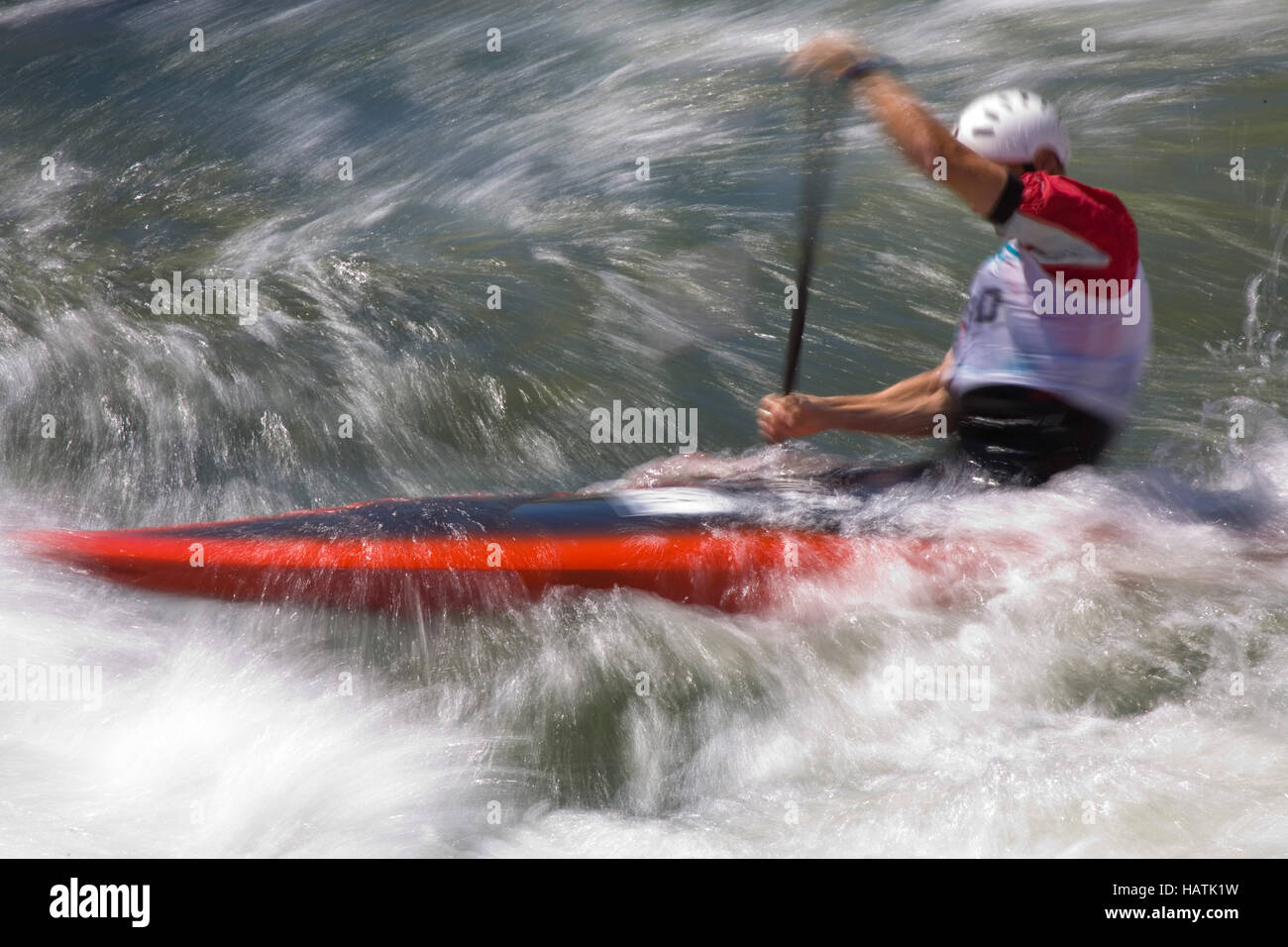 Single Canoe, Man, Impression Stock Photo - Alamy