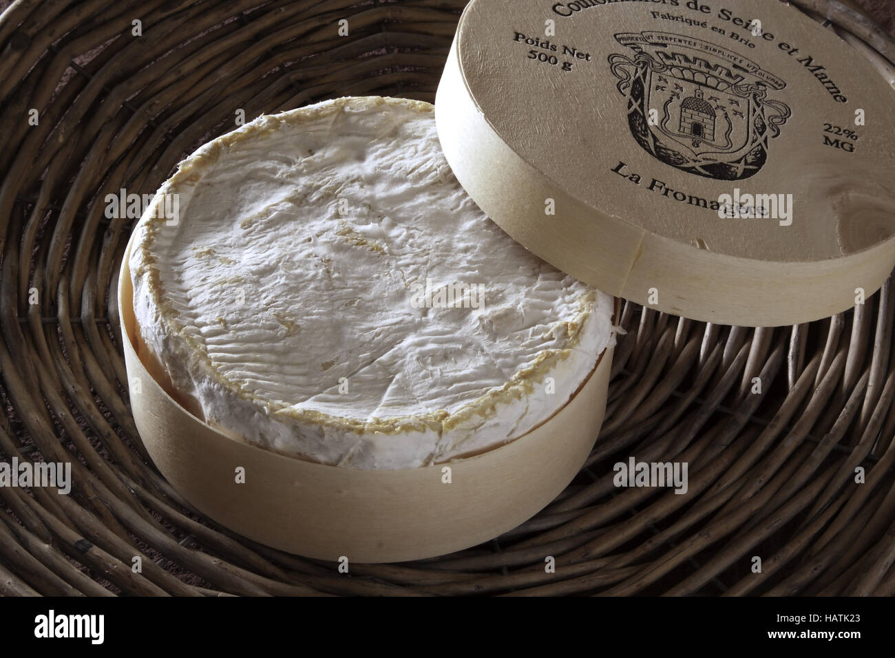 french soft cheese Stock Photo - Alamy