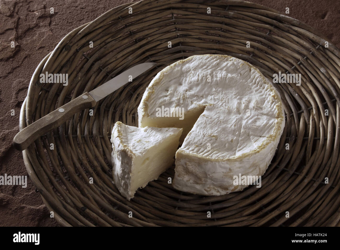 french soft cheese Stock Photo - Alamy