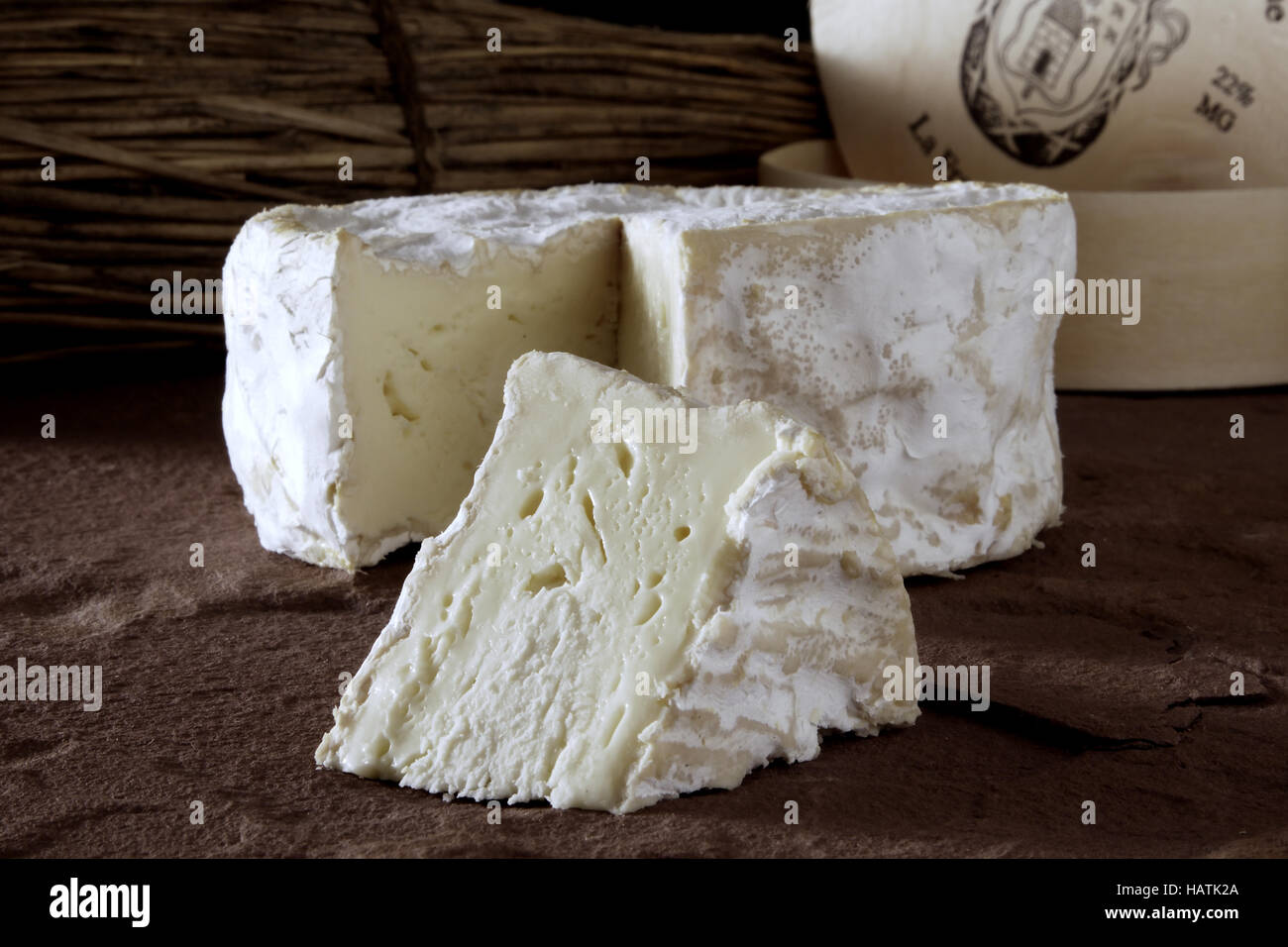 french soft cheese Stock Photo - Alamy