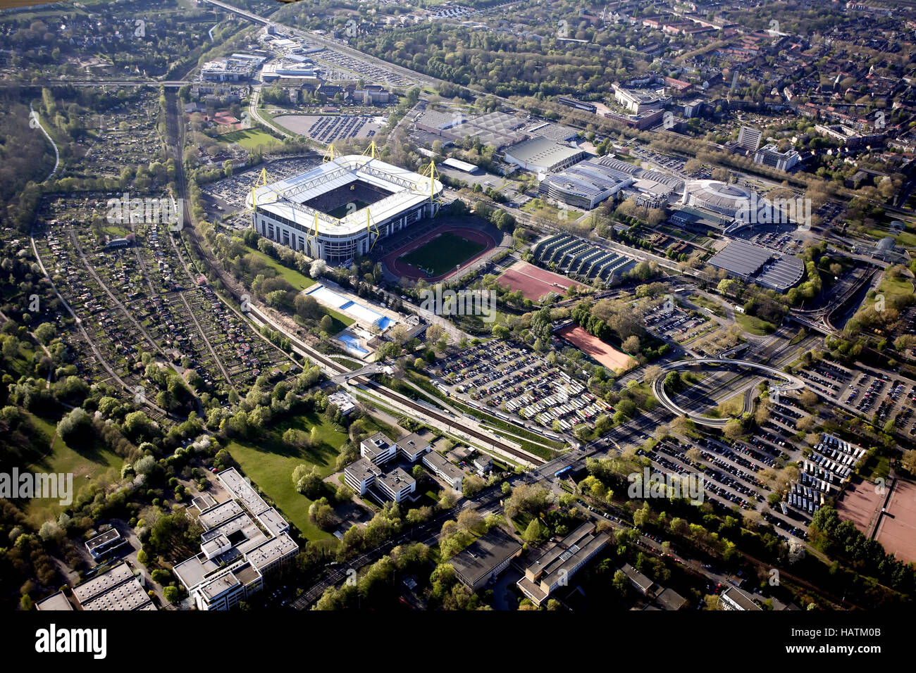 Stadium Of Borussia Dortmund Stock Photos & Stadium Of Borussia ...