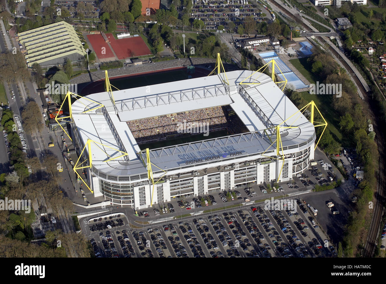 Football Stadium Borussia Dortmund Stock Photo - Alamy