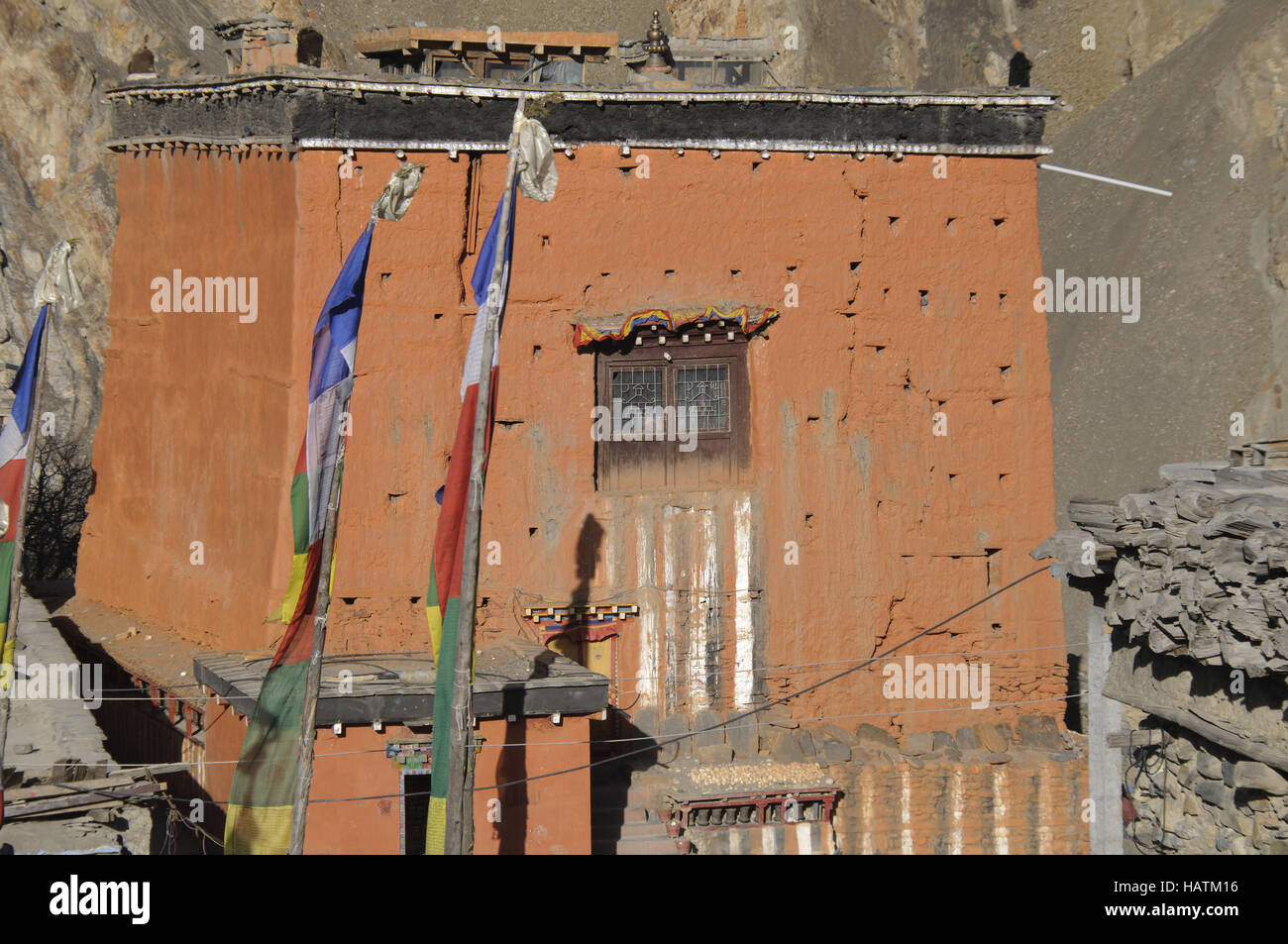 Gompa,monastery Thupten Samphel Ling in Kagbeni Stock Photo - Alamy