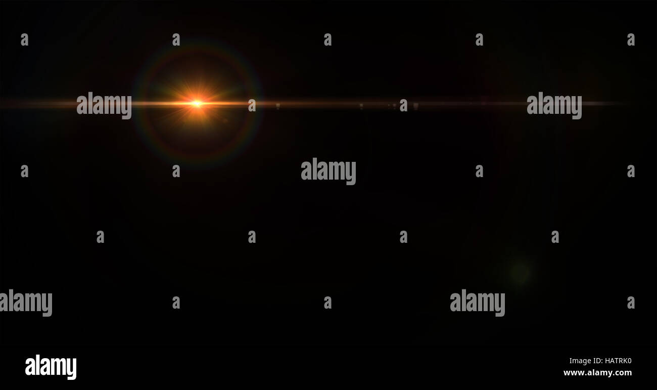 Lens flare effect Stock Photo - Alamy