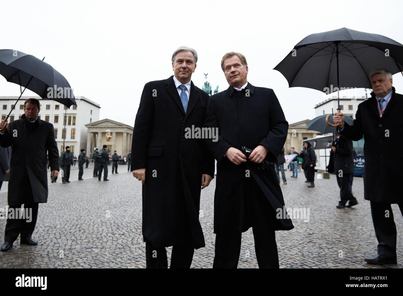 Finnish President Niinistö visits Berlin Stock Photo - Alamy