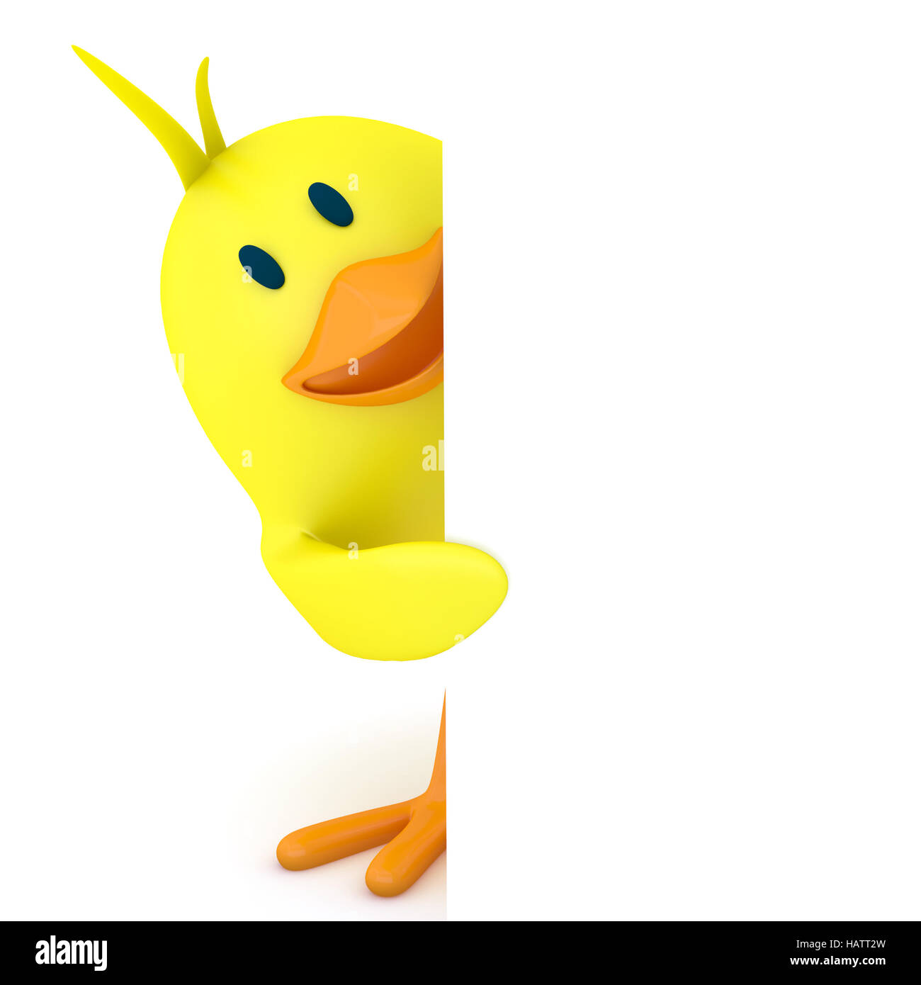 Cute yellow chick cartoon character hi-res stock photography and images ...