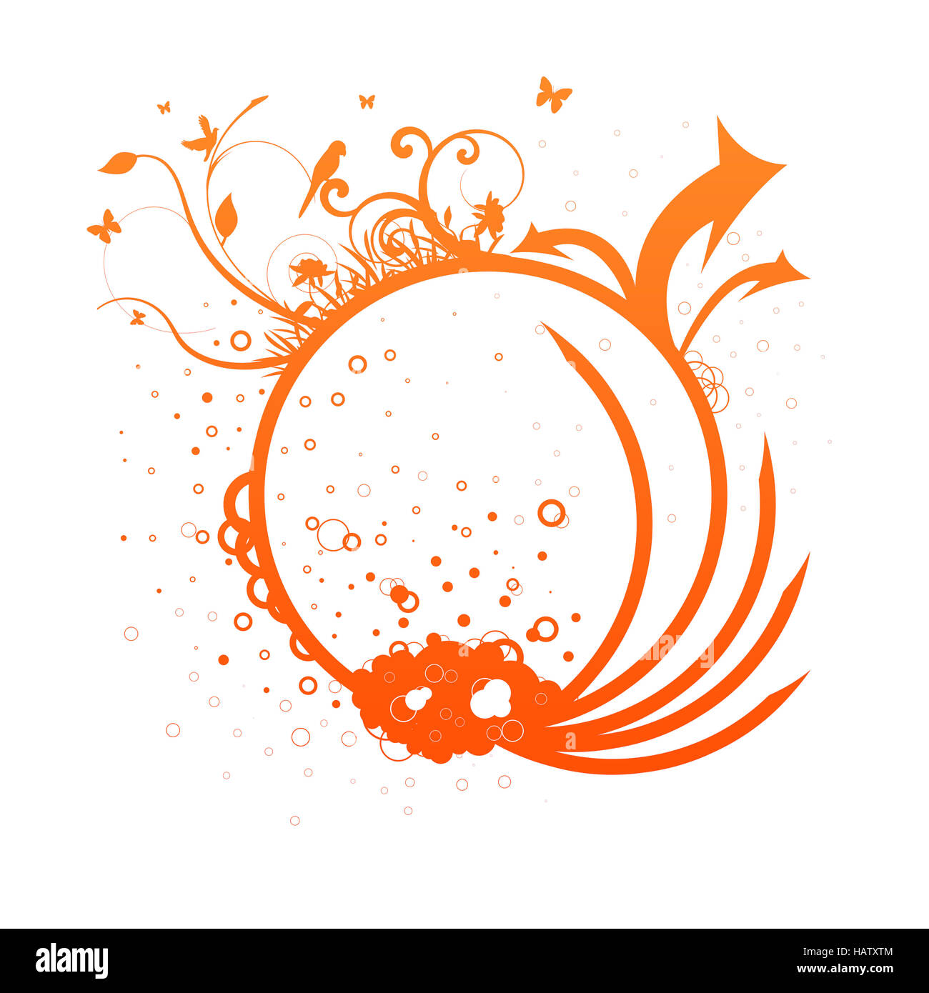 Pfeil orange Cut Out Stock Images & Pictures - Alamy