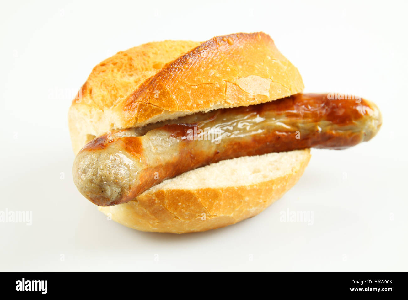 Bratwurst im brotchen hi-res stock photography and images - Alamy