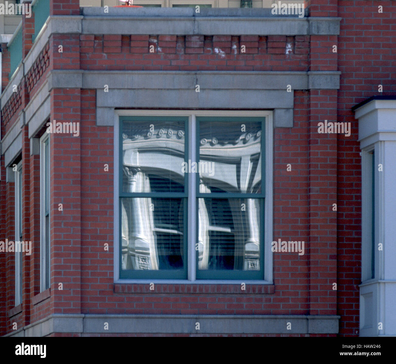 A window reflected in another window Stock Photo - Alamy