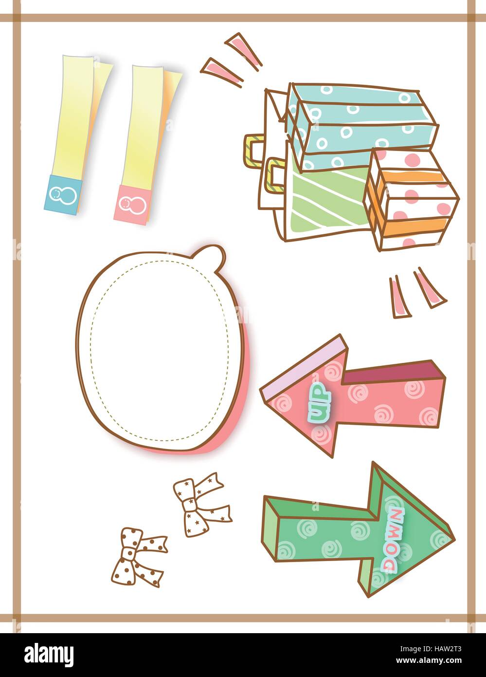 Orthographic arrow Stock Vector Images - Alamy