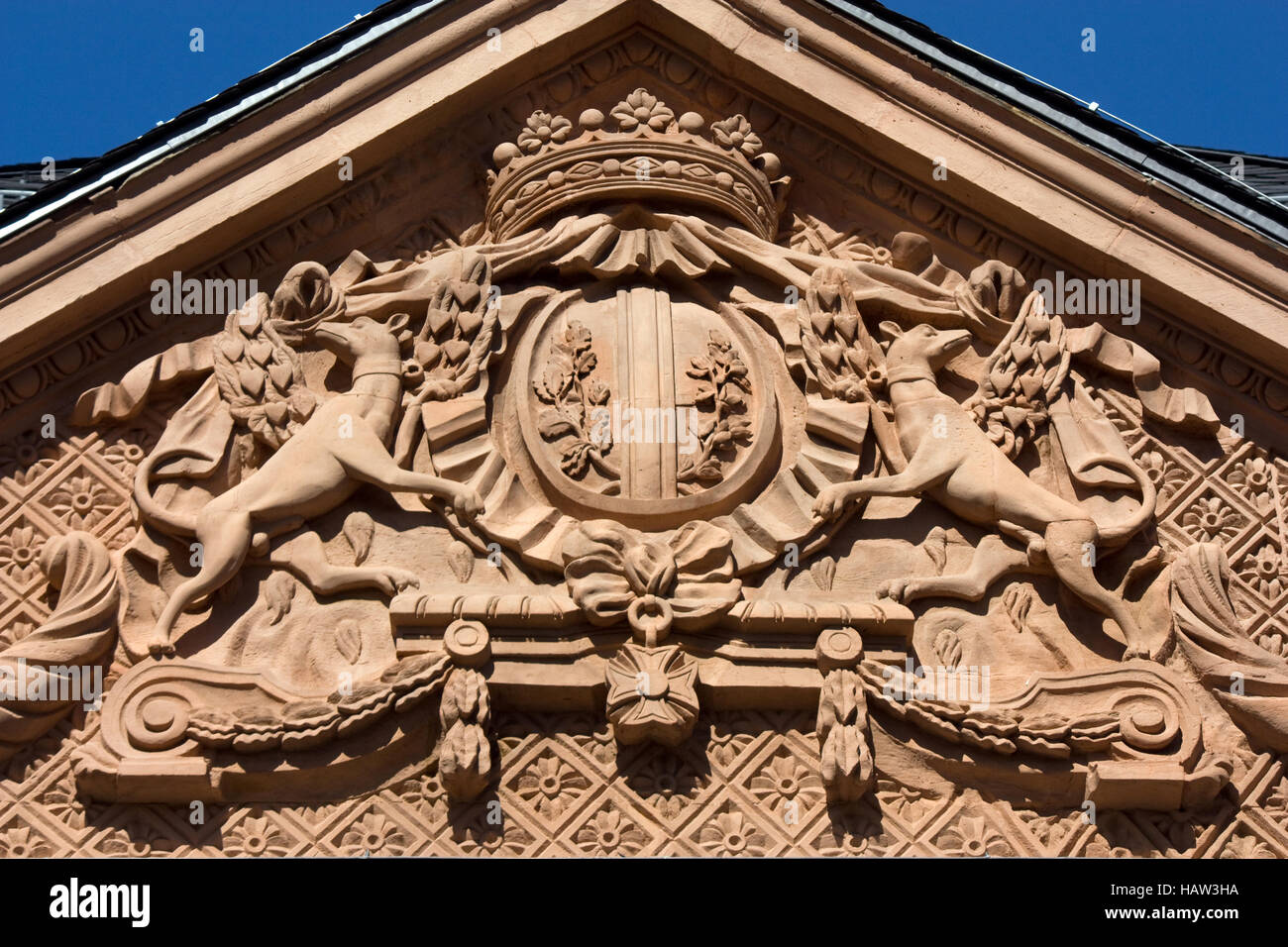 Crest, Orphanage, Blieskastel, Germany Stock Photo - Alamy