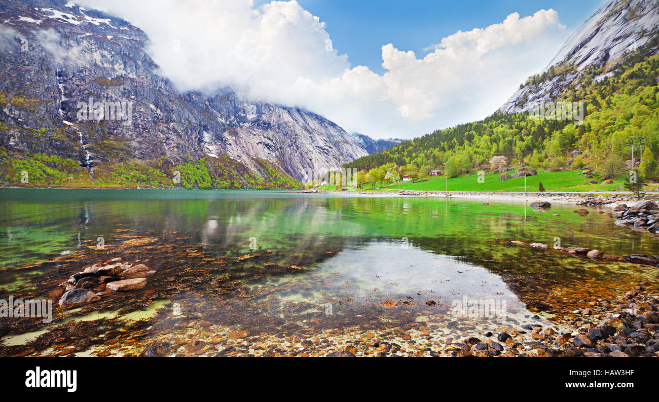 Beautiful norwegian fjord hi-res stock photography and images - Alamy